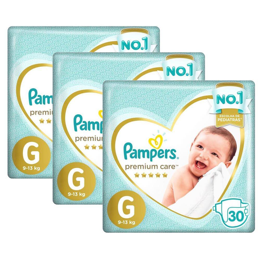 Fralda pampers90 unidades Black Friday | Vale Pix - Casas Bahia