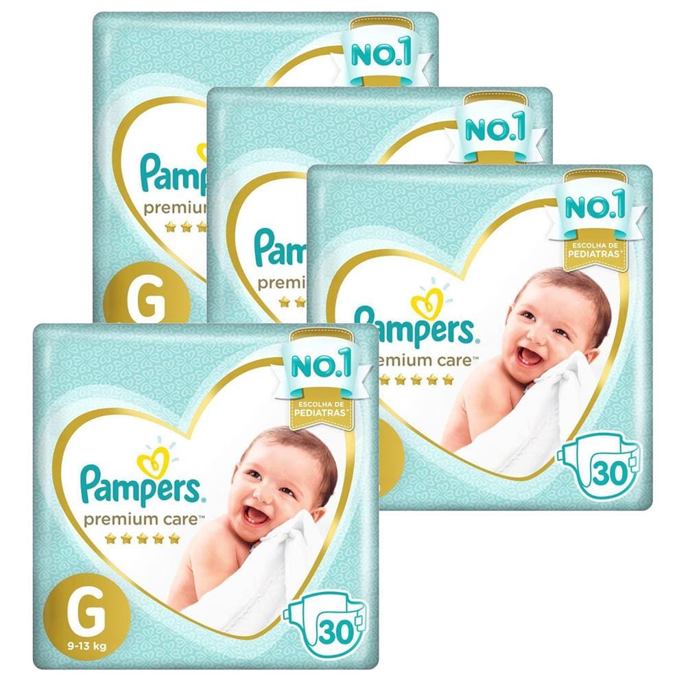 Fralda pampers premium care mega xxg | Promoção Gol de Pix Casas Bahia