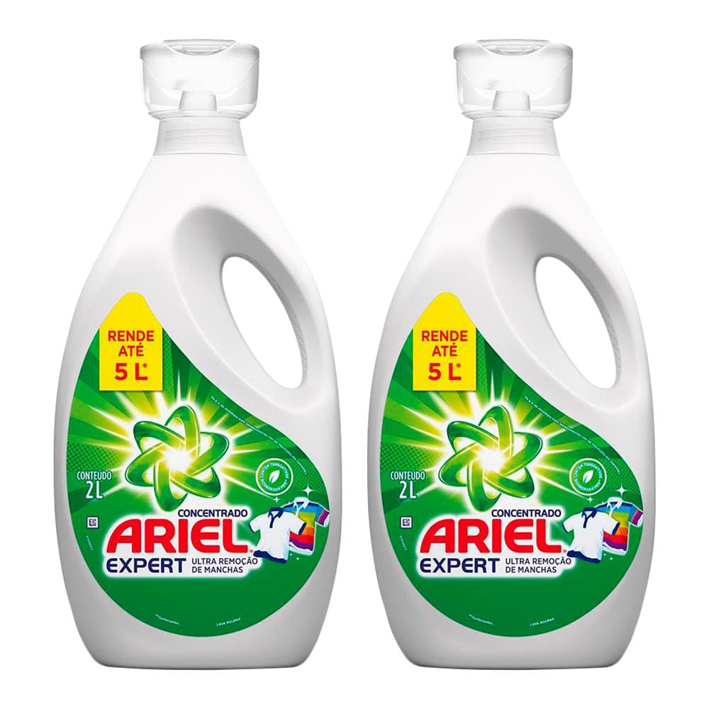 Sabao liquido concentrado ariel expert 2l promo 300ml gts | Casas Bahia