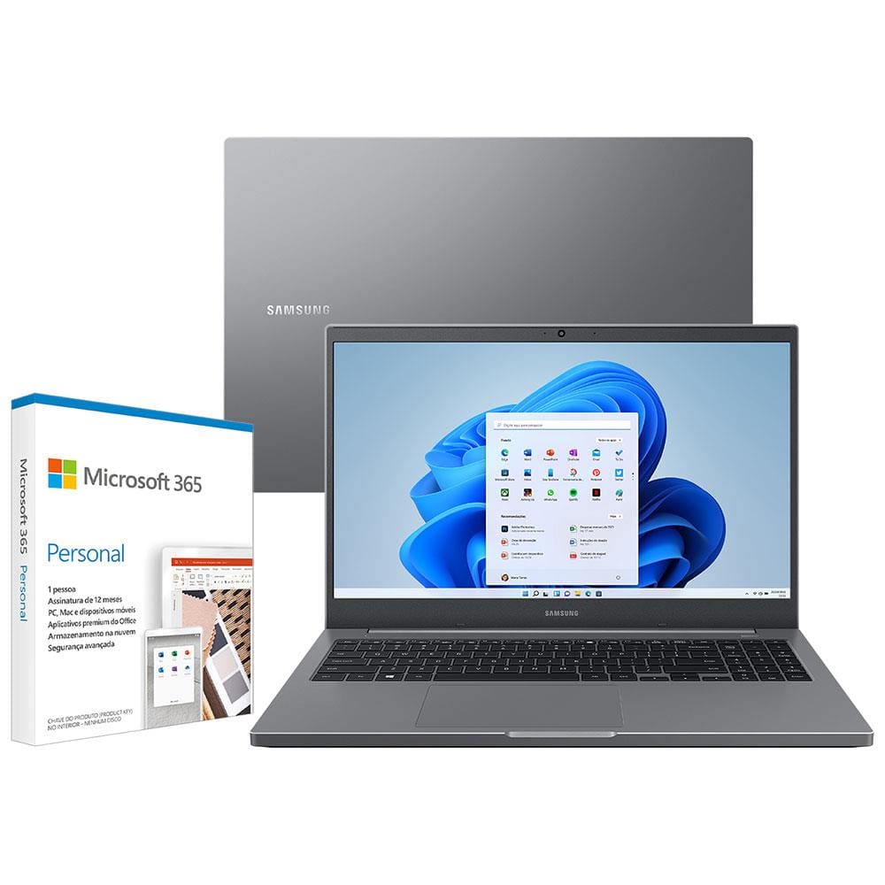 Notebook Samsung Core i3 1115G4 4GB 1TB Tela Full HD 15.6" Windows 11 ...