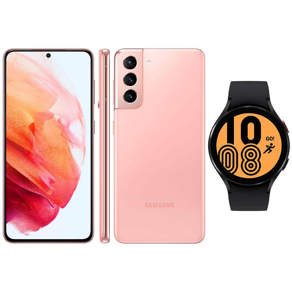 Smartphone samsung galaxy s21 128gb 5g rosa | Casas Bahia