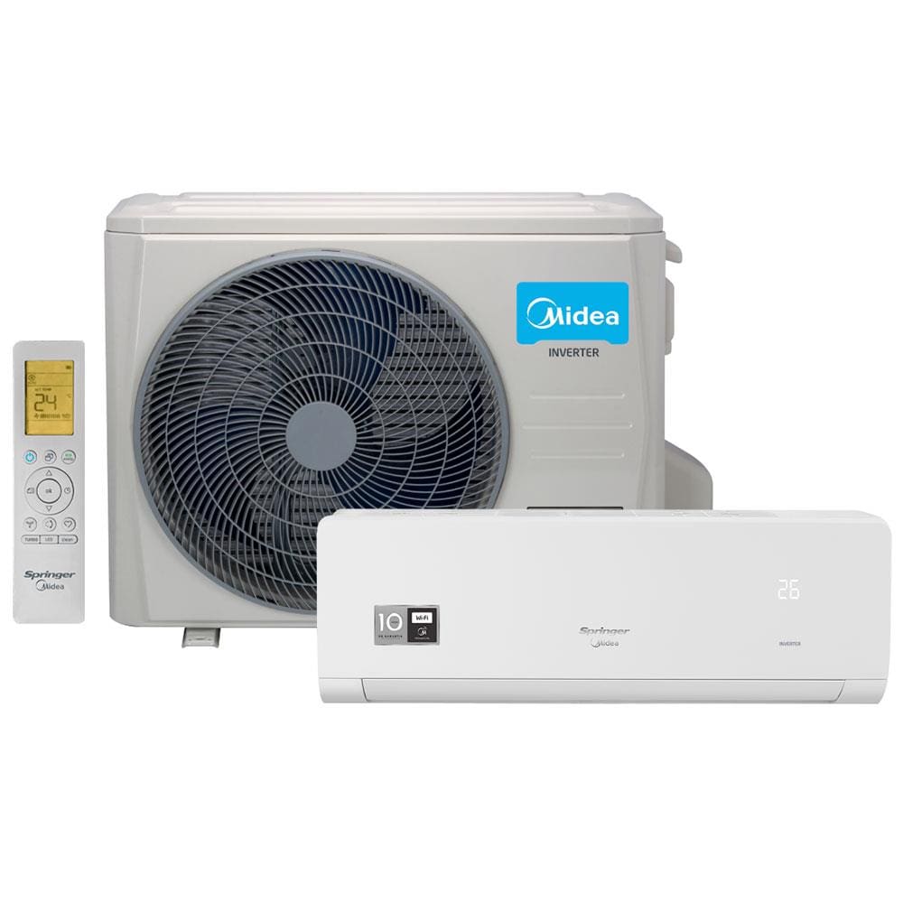 Ar condicionado split springer midea xtreme save connect 9 000 btu h ...