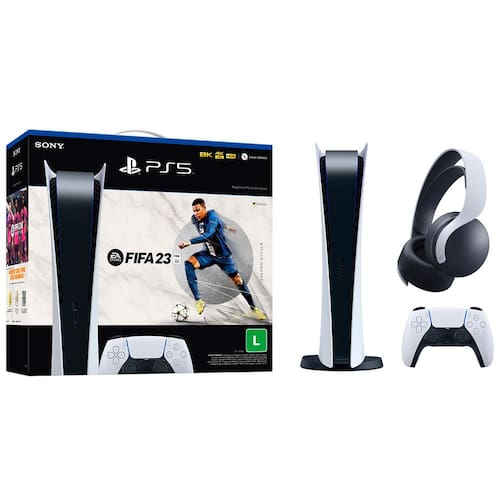 Console Playstation 5 Digital Edition 825GB SSD | Casas Bahia