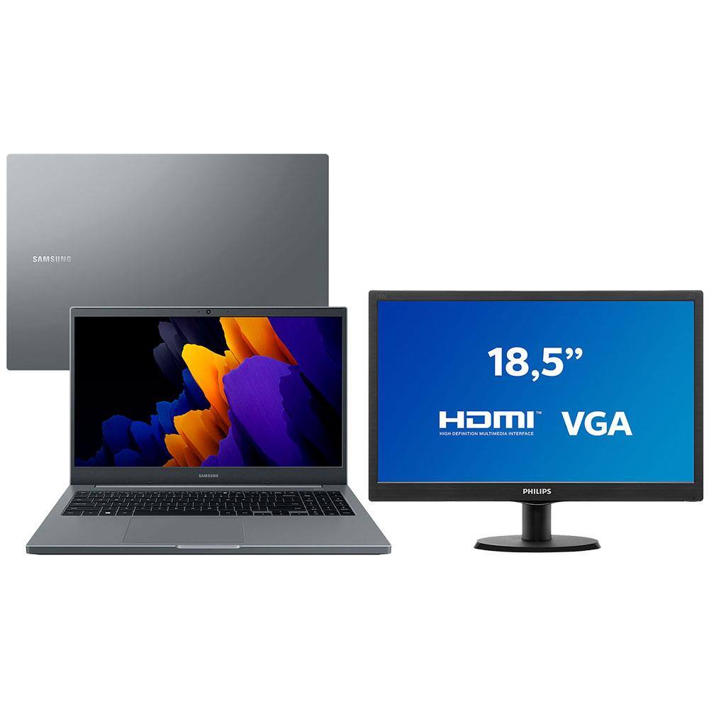 Notebook samsung book intel core i3 4gb 256gb windows 11 | Casas Bahia