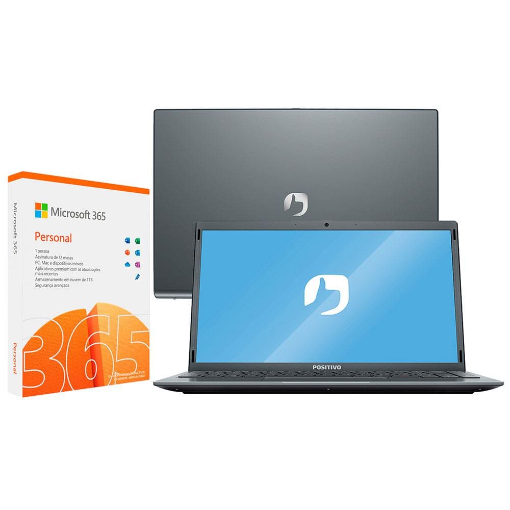Notebook positivo quad core 4gb 64gb tela14 windows10 | Casas Bahia
