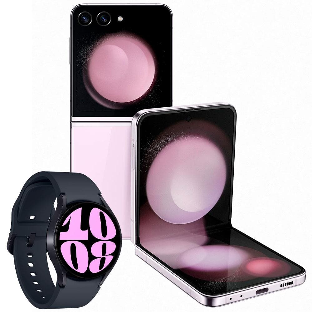 Celular galaxy z flip rosa | Casas Bahia