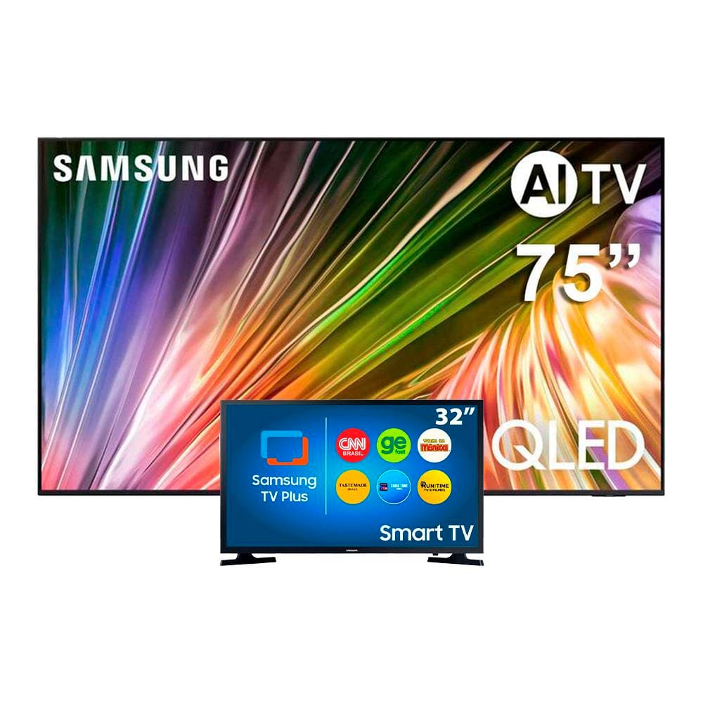 Smart TV Samsung 32" 32T4300 HD Tizen HDR | Casas Bahia