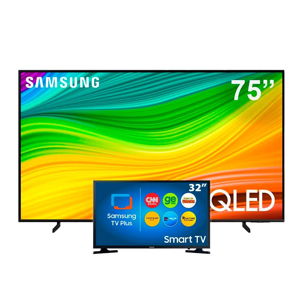 Smart TV QLED 75" 4K Samsung 75Q60D | Casas Bahia