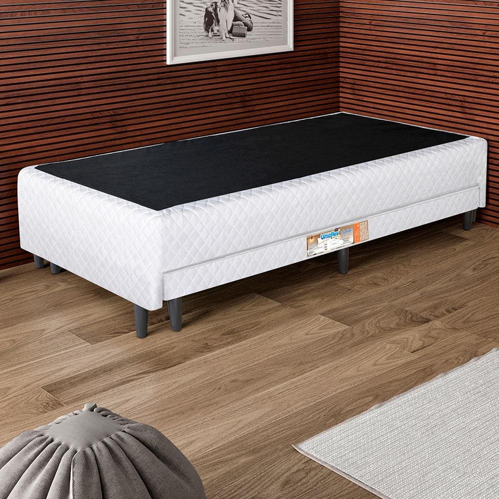 Base box solteiro com auxiliar umaflex | Casas Bahia