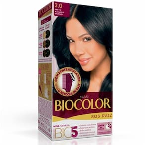 Tinta biocolor preto azulado | Casas Bahia