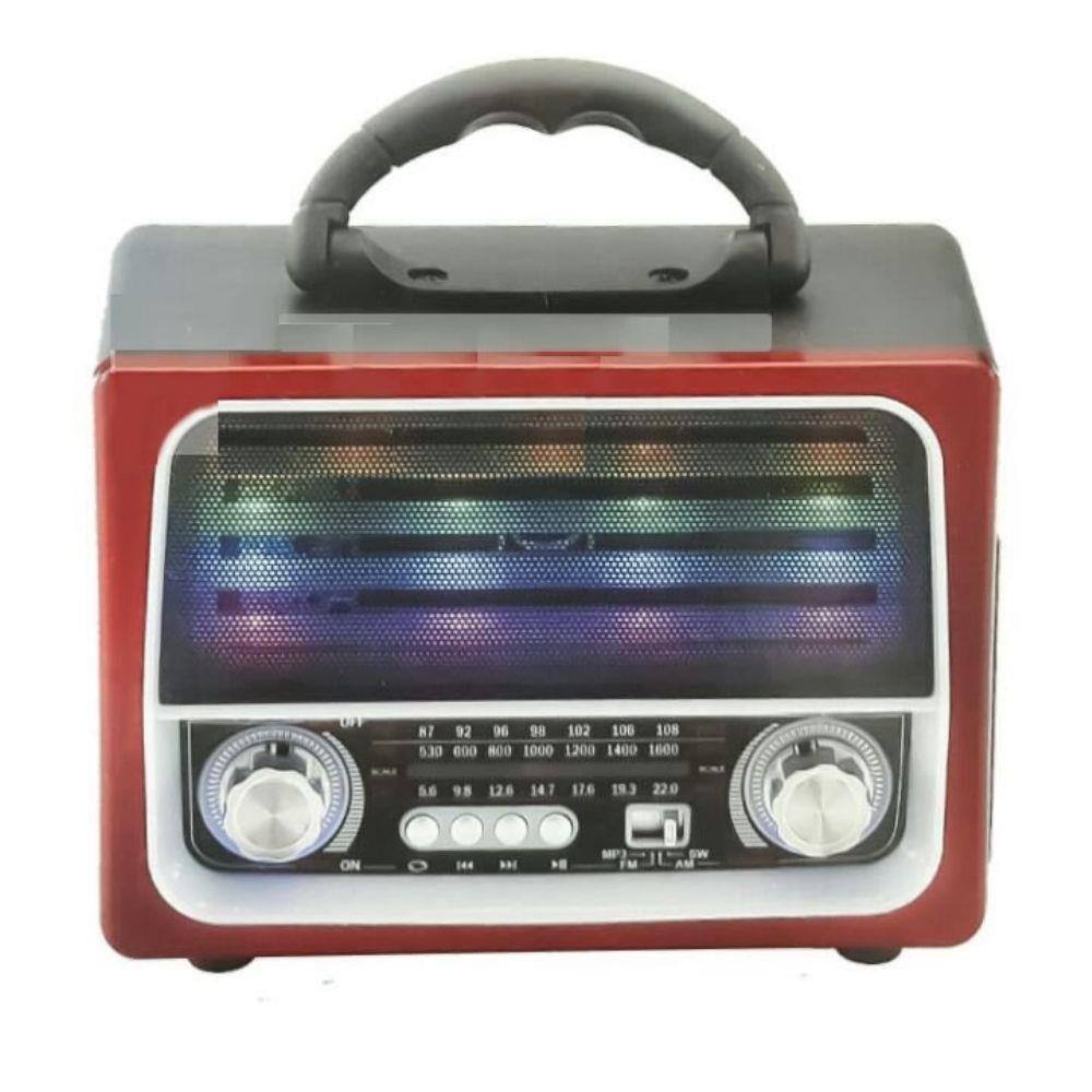 Radio retro am fm com usb sd 9 bandas caixa som estilo antigo ...