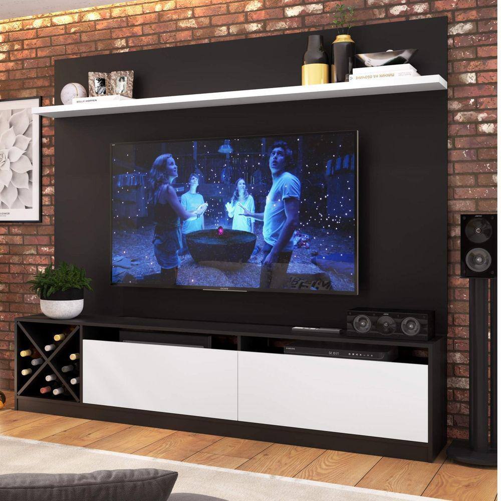 Painel tv 50polegadas e rack e cristaleira sem adega | Casas Bahia