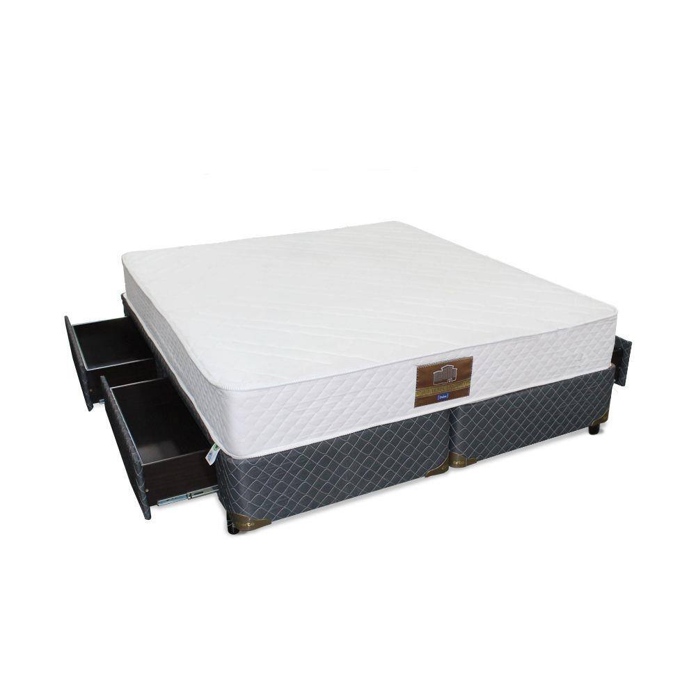 Cama box king size com gaveta | Casas Bahia
