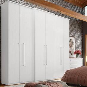 Guarda roupa thb lumiere glass com espelho 6 portas 4 gavetas thb ...