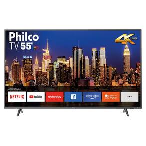 Smart tv led philco 55 polegadas 4k ptv55f62snt | Casas Bahia