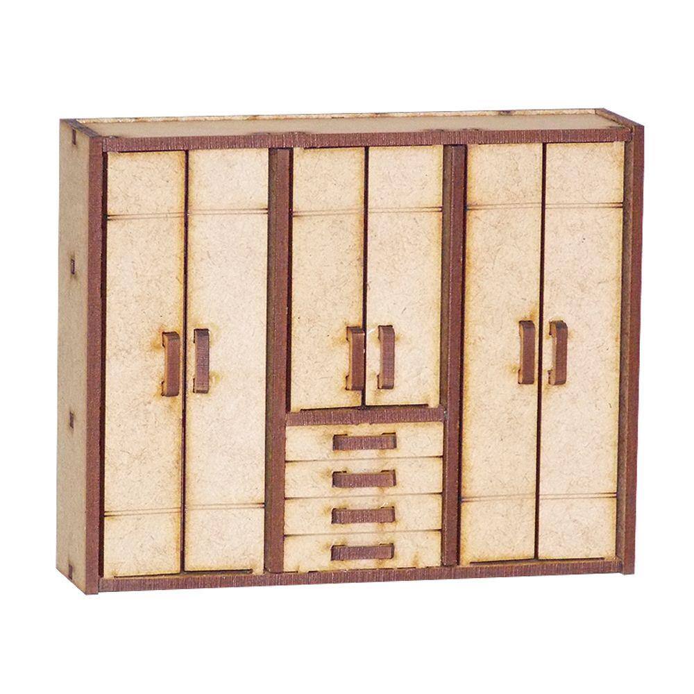 Guarda roupa casal com mini guarda roupa | Casas Bahia