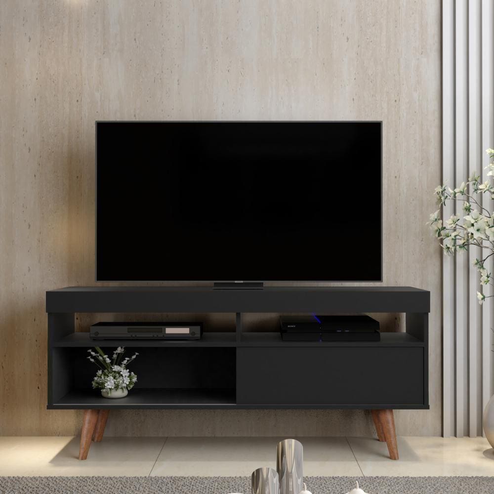 Rack e painel com pes retro Black Friday | Vale Pix - Casas Bahia