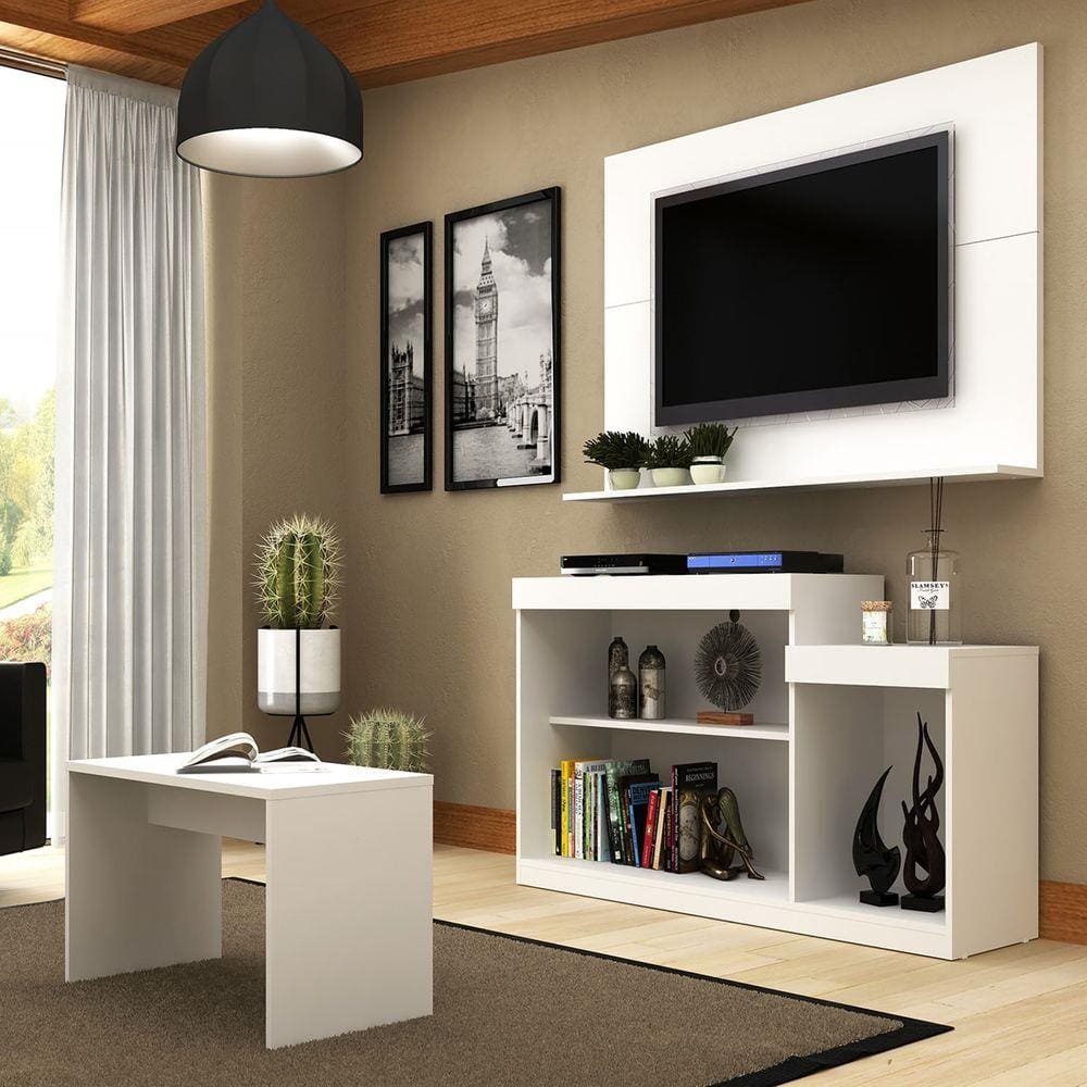 Painel tv 55 polegadas mais mesa centro | Casas Bahia