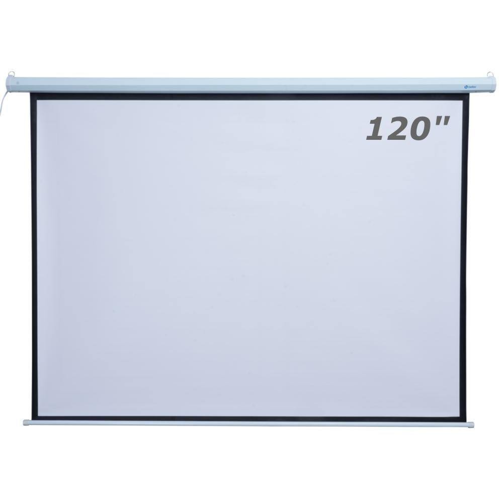 Tela projecao retratil eletrica traceboard | Casas Bahia