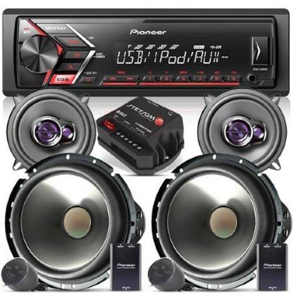 Aparelho som pioneer mosfet 50wx4 | Casas Bahia