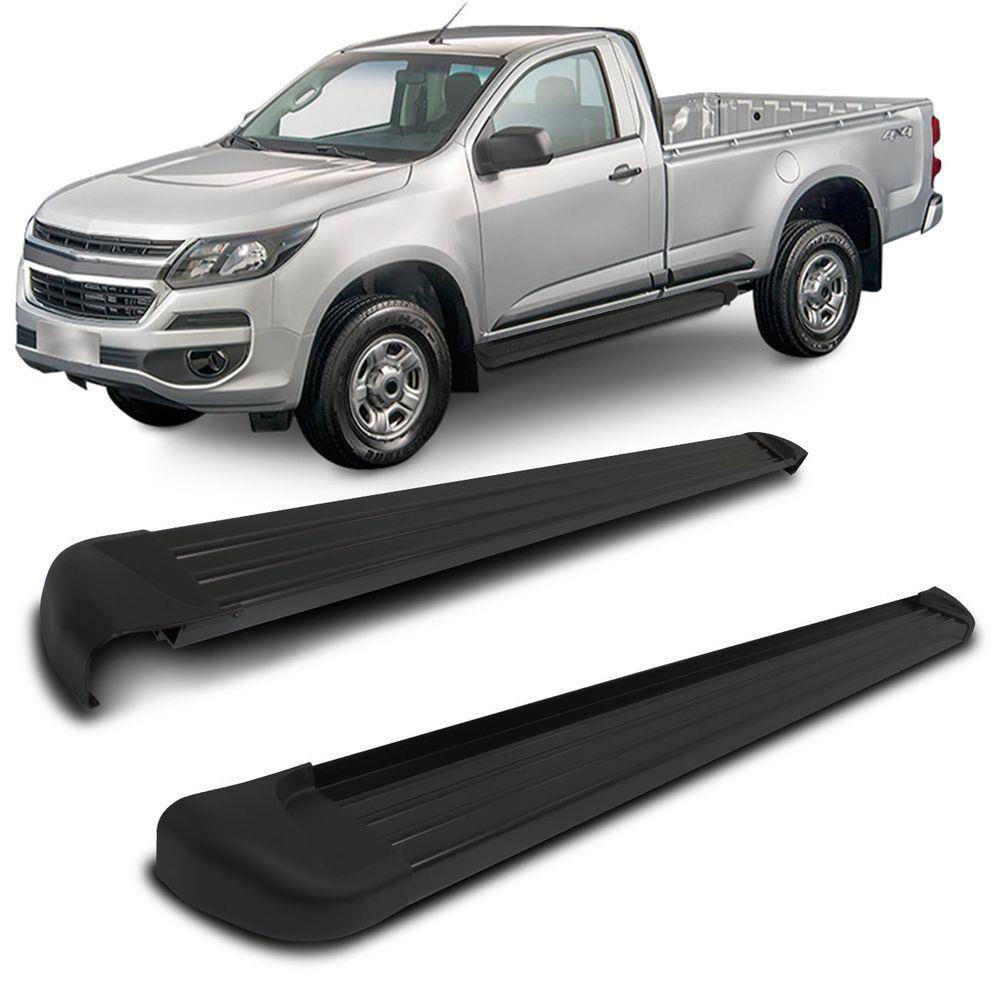 Estribo lateral eletrico retratil s10 cabine dupla 2012 a 2019 aluminio ...