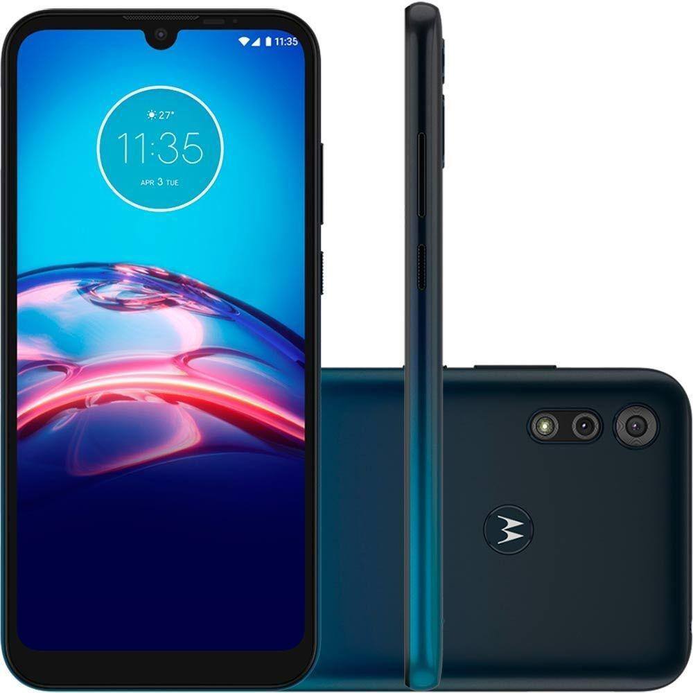 Smartphone motorola moto e6s64gb azul navy 4g 64gb | Casas Bahia