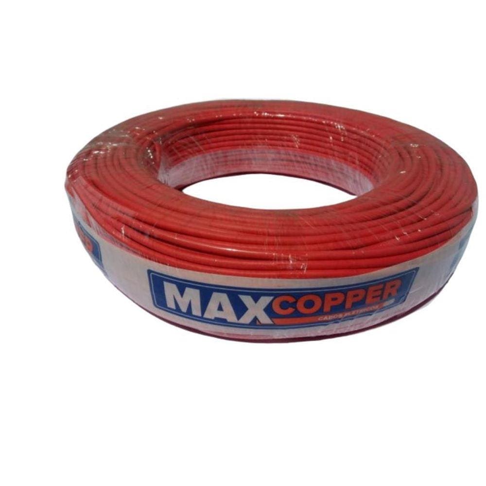 Fio cabo flex 25mm rolo com 100m cada corfio vermelho | Casas Bahia