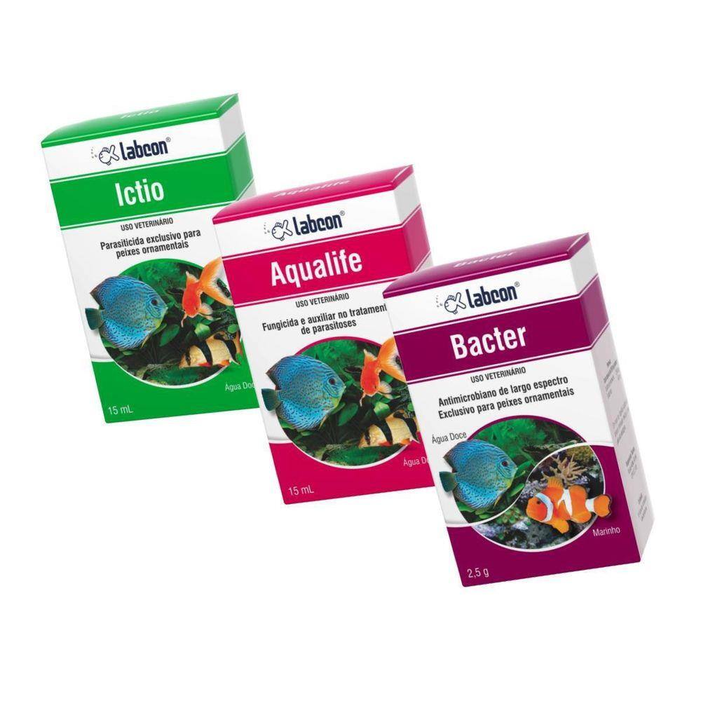 Labcon bacter ictio aqualife tratamento peixes aquario doce val 2021 ...