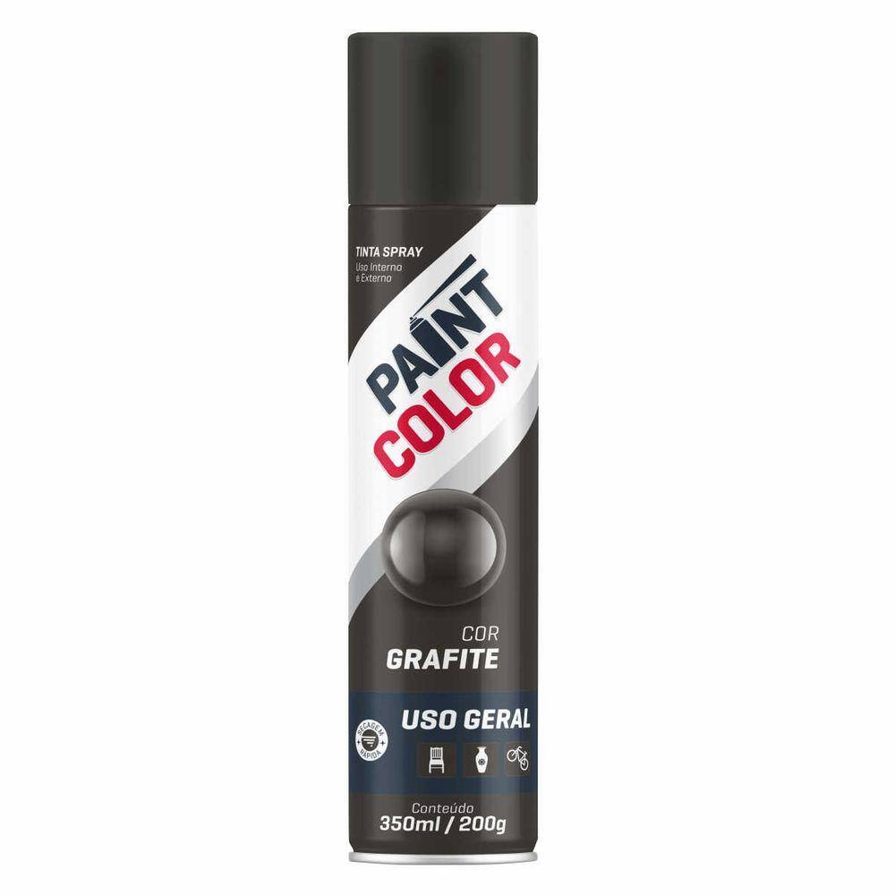 Tinta spray paintcolor uso geral metalica cromada 400ml 6 unidades | Casas Bahia