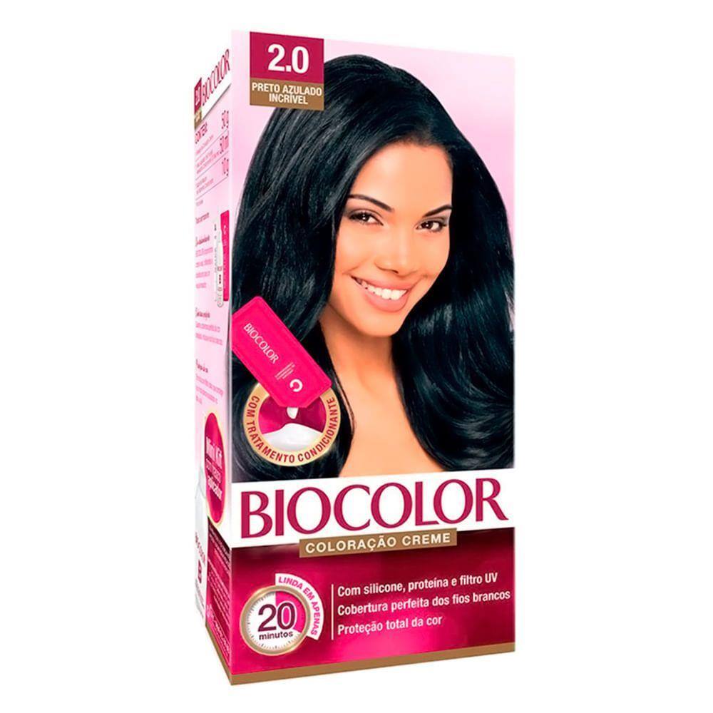 Tinta biocolor preto azulado | Casas Bahia