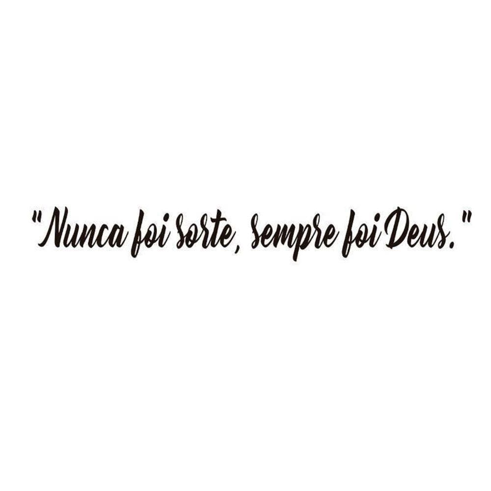 Adesivo parede gratidao com frase nunca foi sorte sempre foi deus ... Adesivo parede gratidao com frase nunca foi sorte sempre foi deus ...