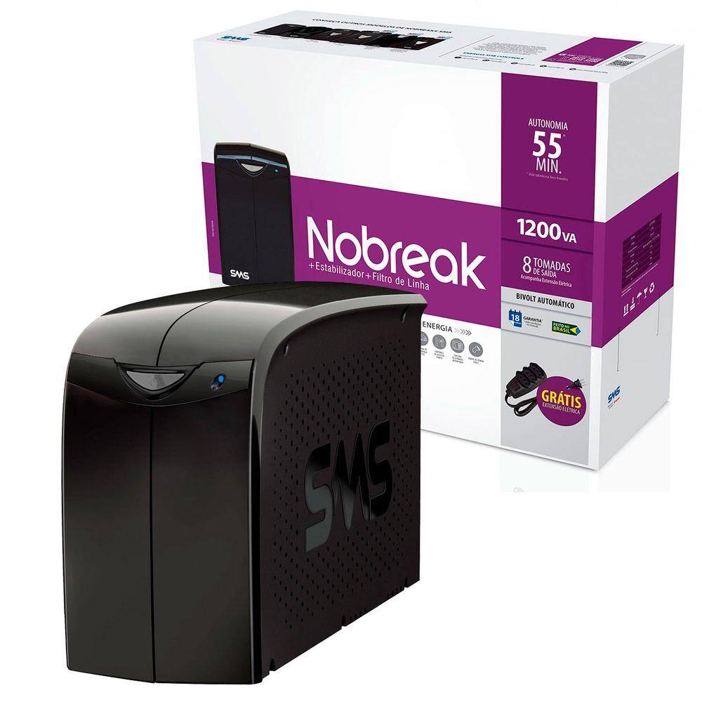 Nobreak station ii 600 va w bivolt 4 tomadas filtro linha estabilizador ...