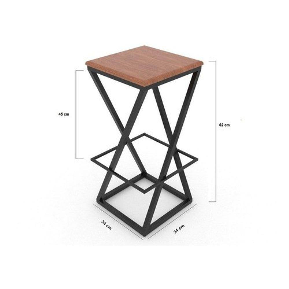 Banqueta com 5 pernas pastico Black Friday | Vale Pix - Casas Bahia