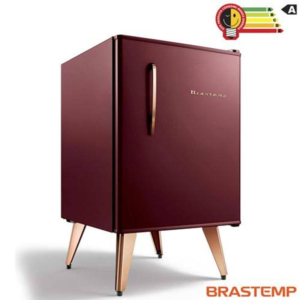 Frigobar retro 76 litros brastemp com controle de temperatura preto ...
