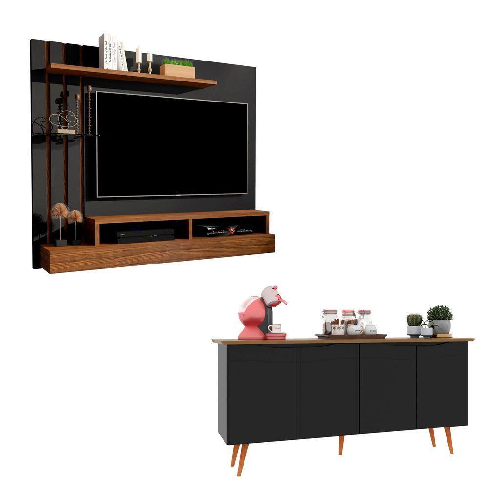 Painel de tv com balcao | Casas Bahia