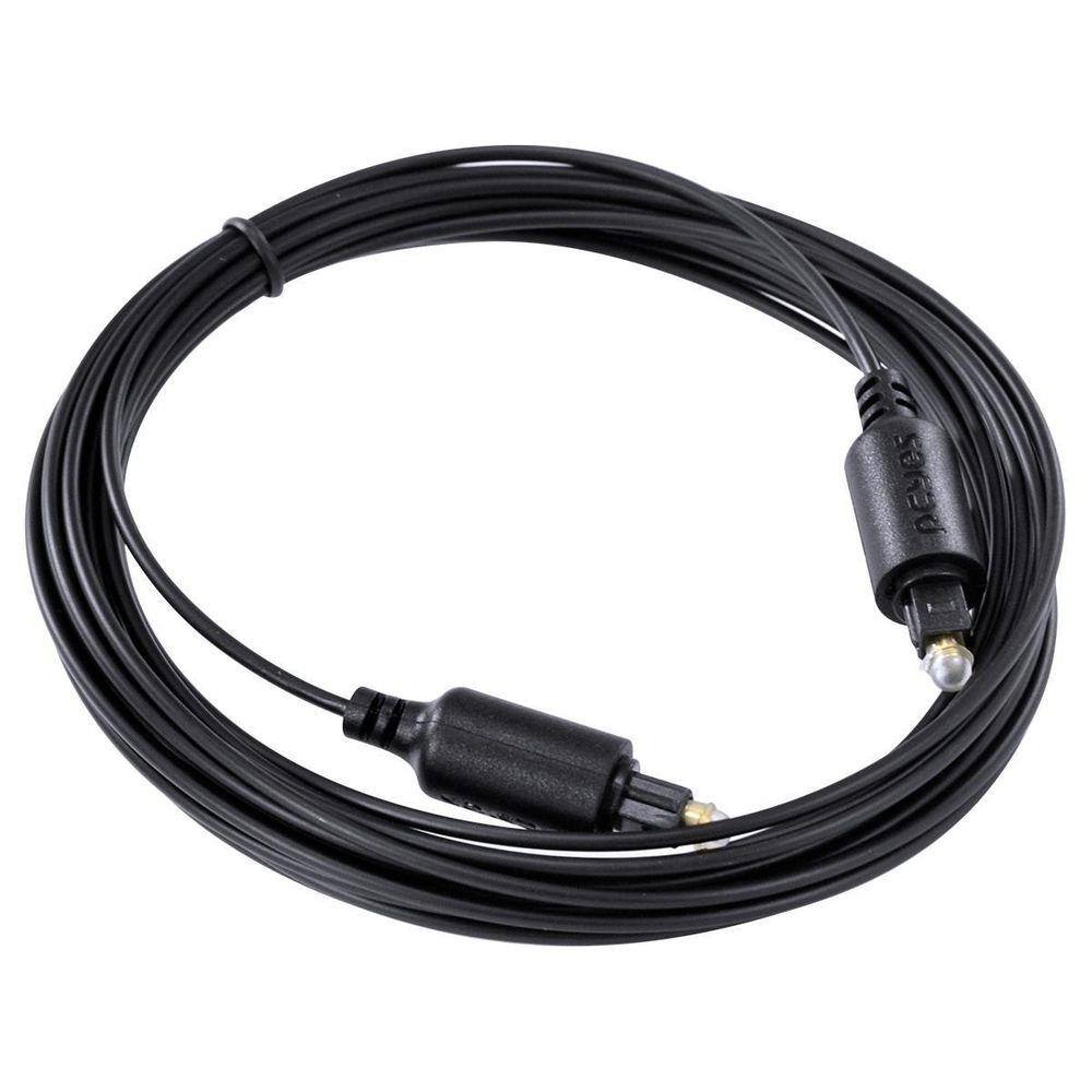 Cabo Optico Digital Toslink 5 Metros Plus Cable OAT 50 | Casas Bahia