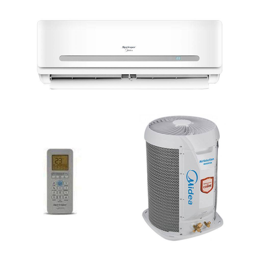 Ar condicionado split hi wall springer midea air volution inverter ...