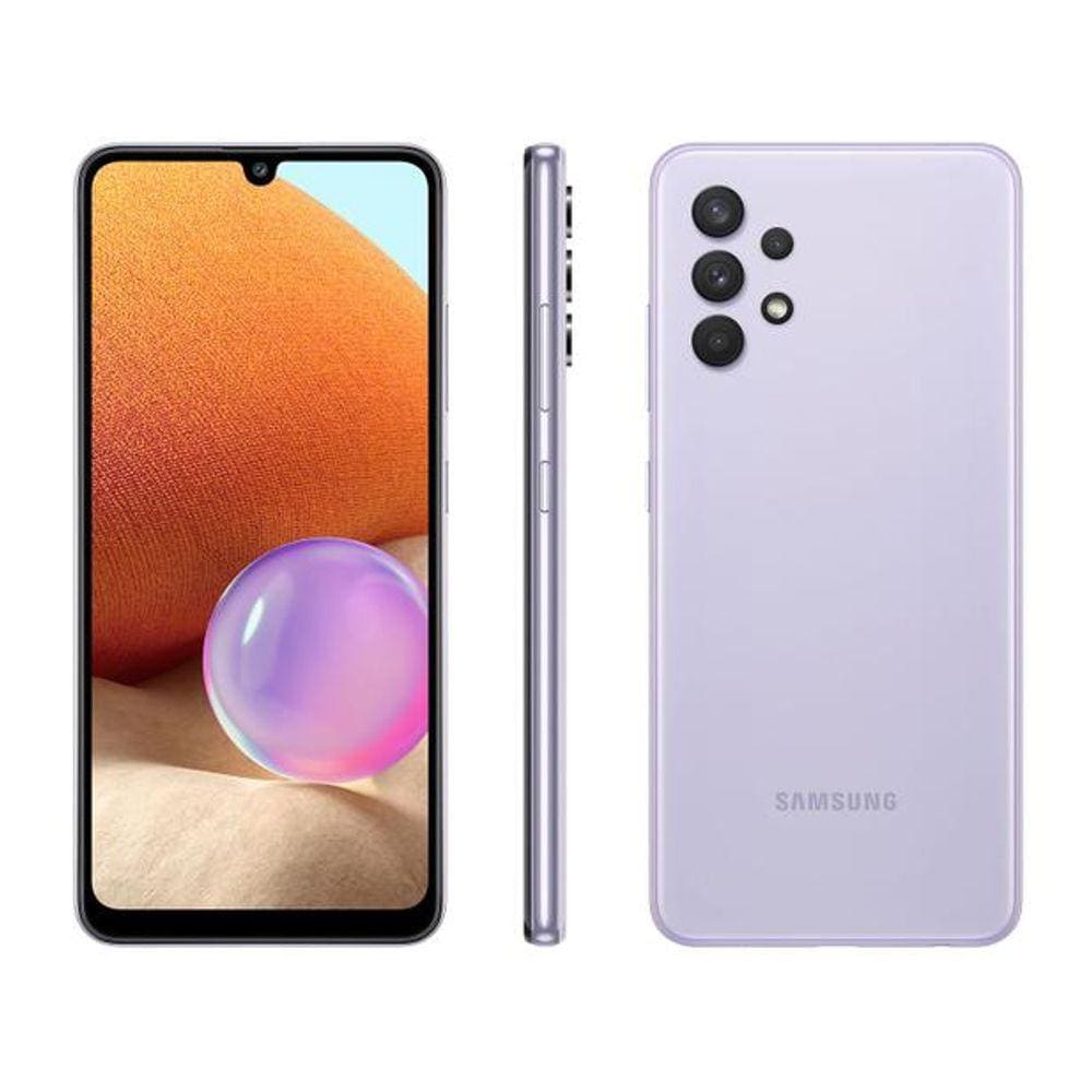 Celular Smartphone Galaxy A32 64" 128Gb Samsung Violeta | Casas Bahia