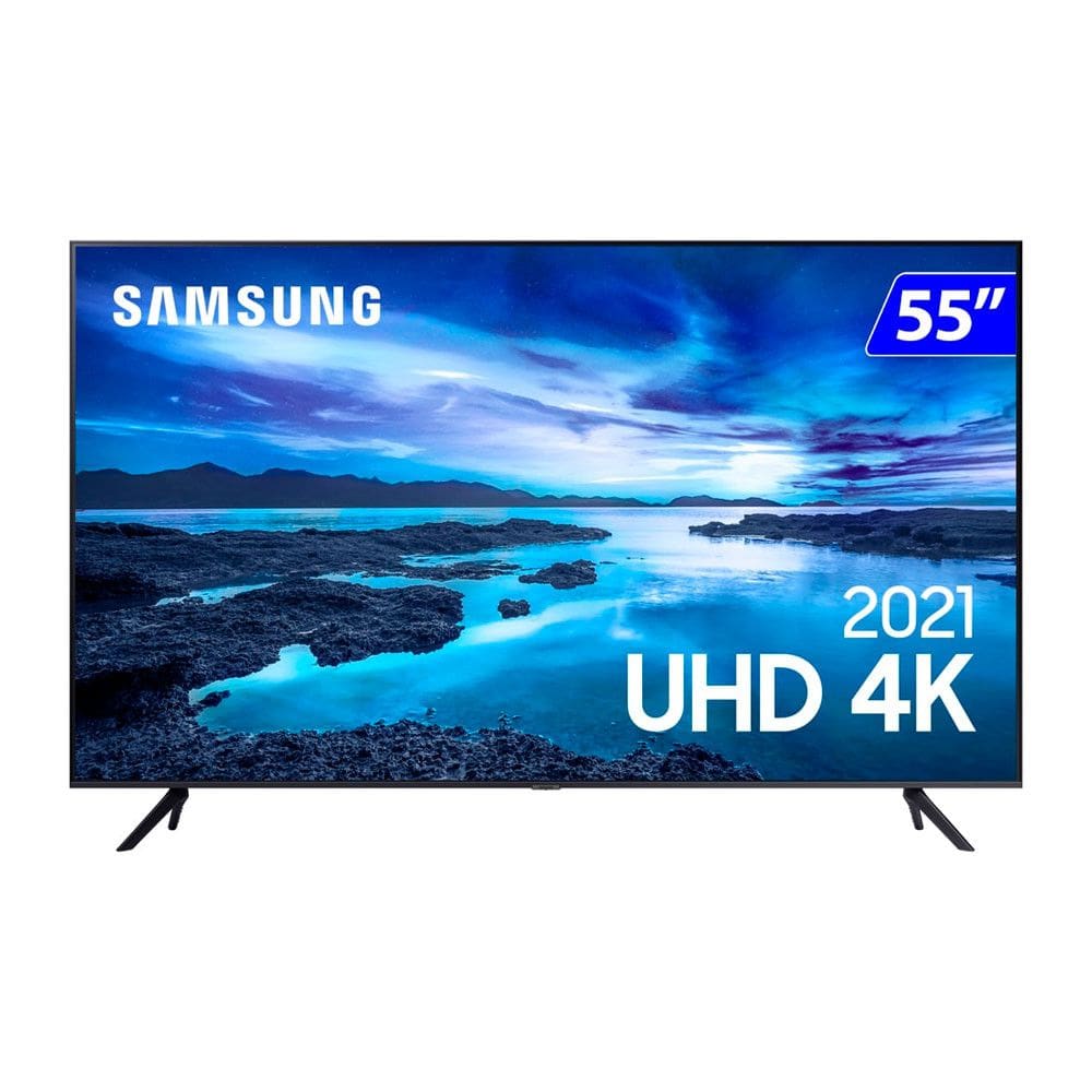 Smart tv samsung uhd 4k wi fi tizen comando voz | Casas Bahia