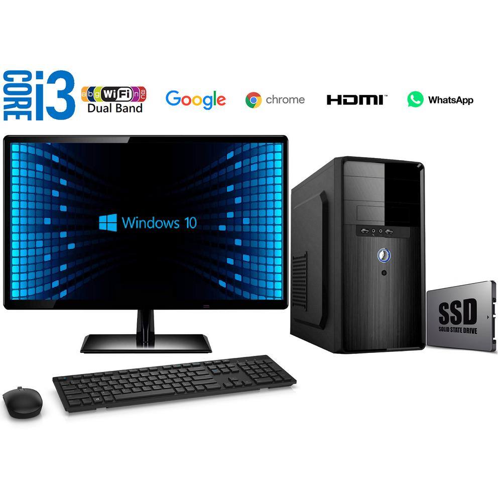 Computador completo i3 wifi windows Black Friday | Vale Pix - Casas Bahia