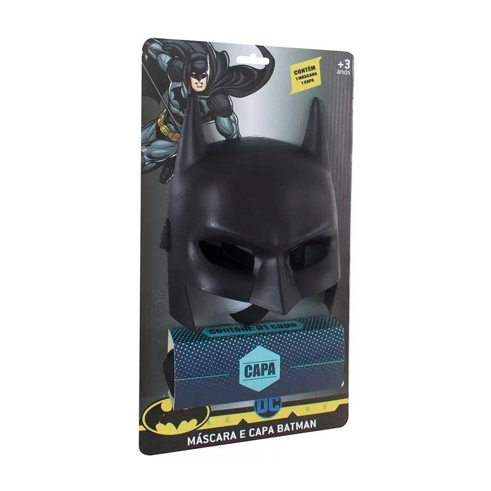 Kit dc mascara e capa do batman 9521 rosita | Black Friday Casas Bahia
