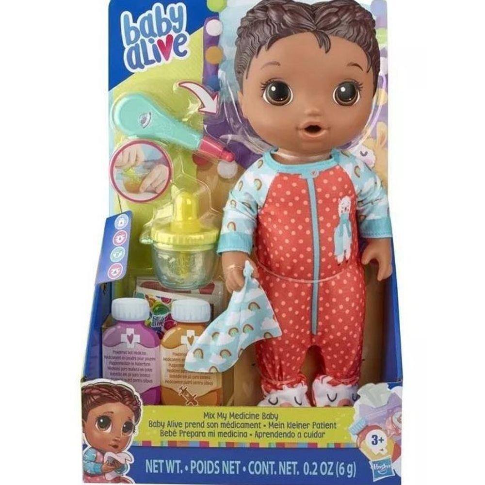 Boneca Baby Alive Aprendendo a Cuidar Negra E6941 Hasbro | Casas Bahia