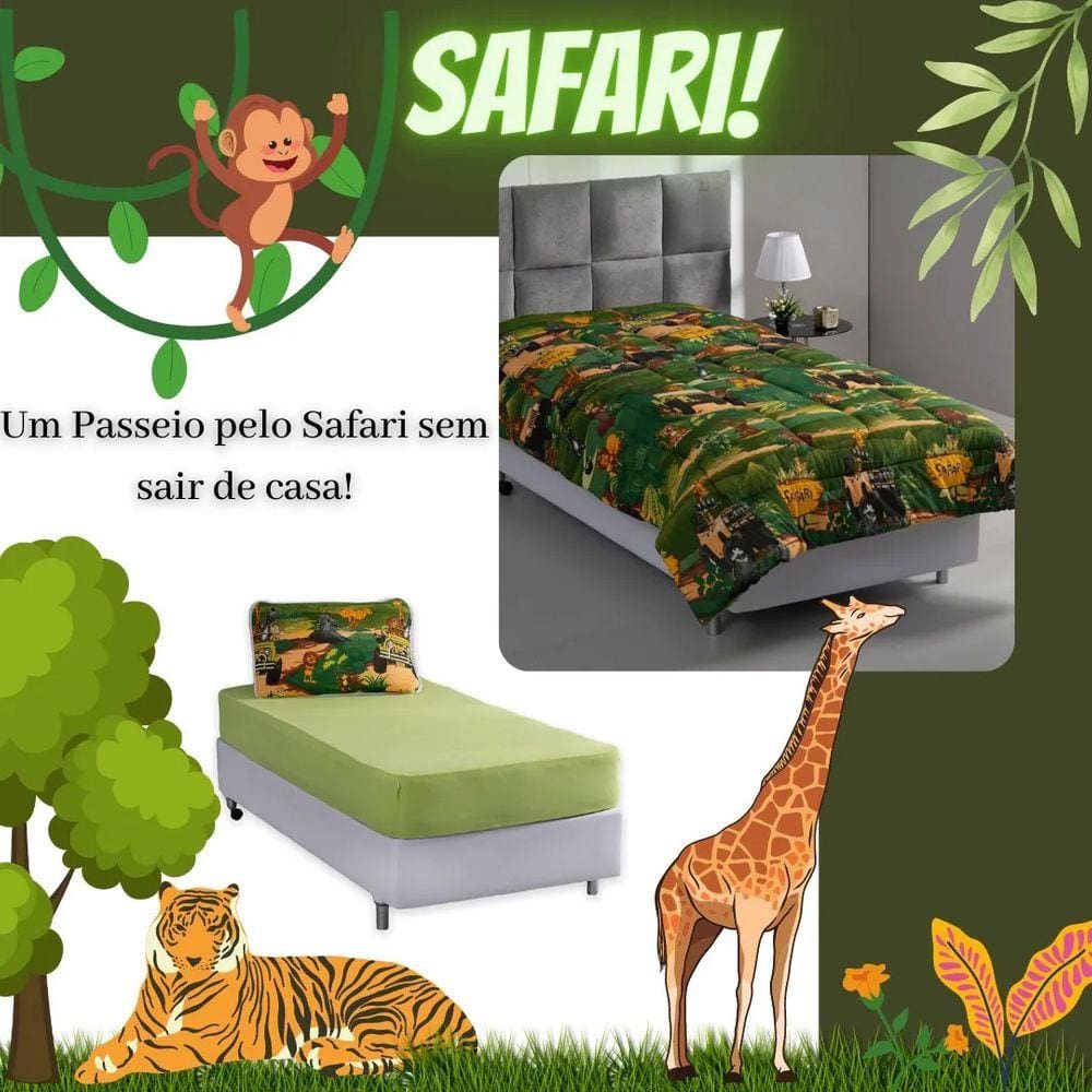 Kit edredon coberta infantil | Casas Bahia