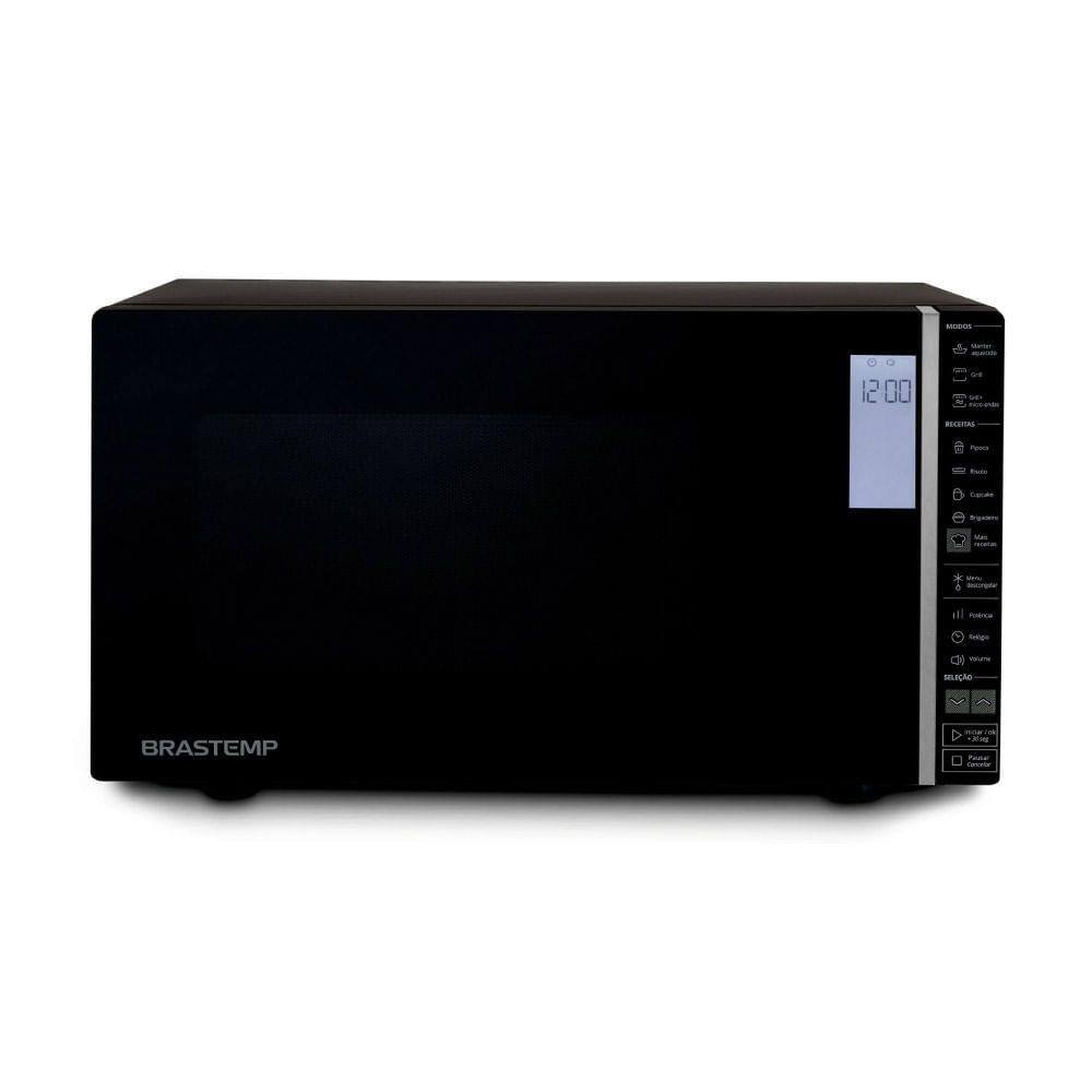 Microondas brastemp bmg45ae 32 litros preto 110v Black Friday | Vale ...