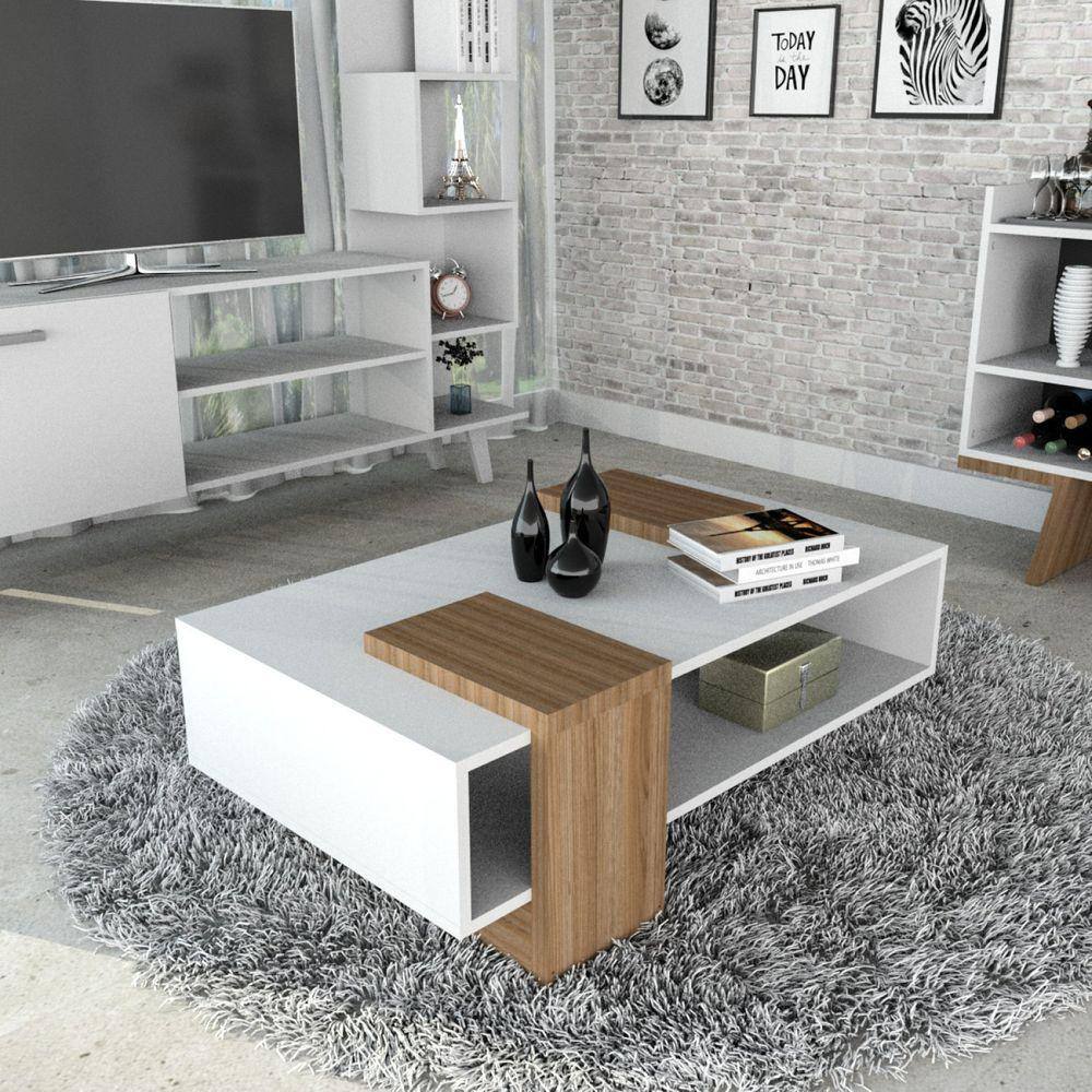 Mesa de centro retngular cristal yescasa | Casas Bahia