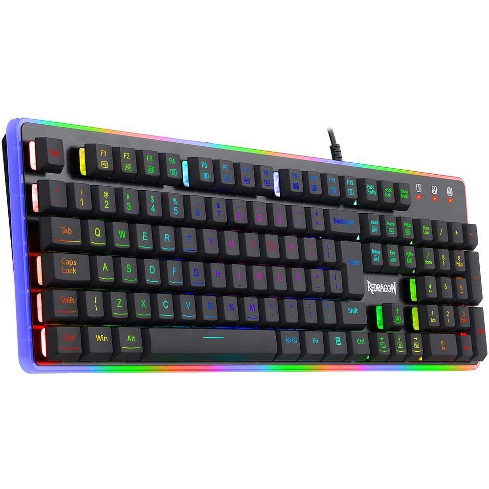 Teclado mecanico redragon kuruma rgb k552w | Casas Bahia