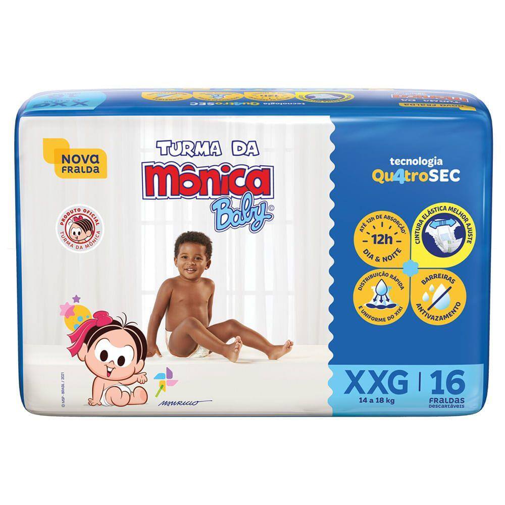 Fralda turma da monica baby jumbo xxg | Casas Bahia