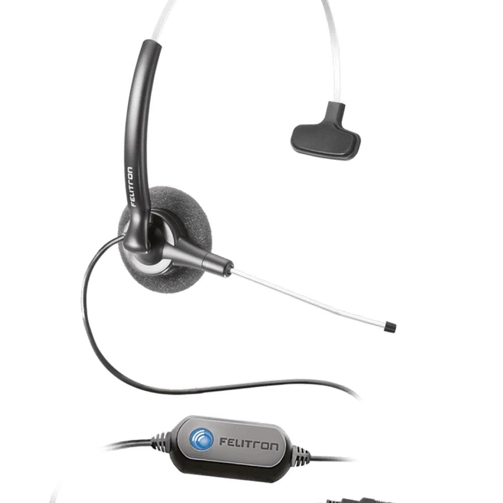 Fone headset usb stile compact voip slim felitron | Casas Bahia