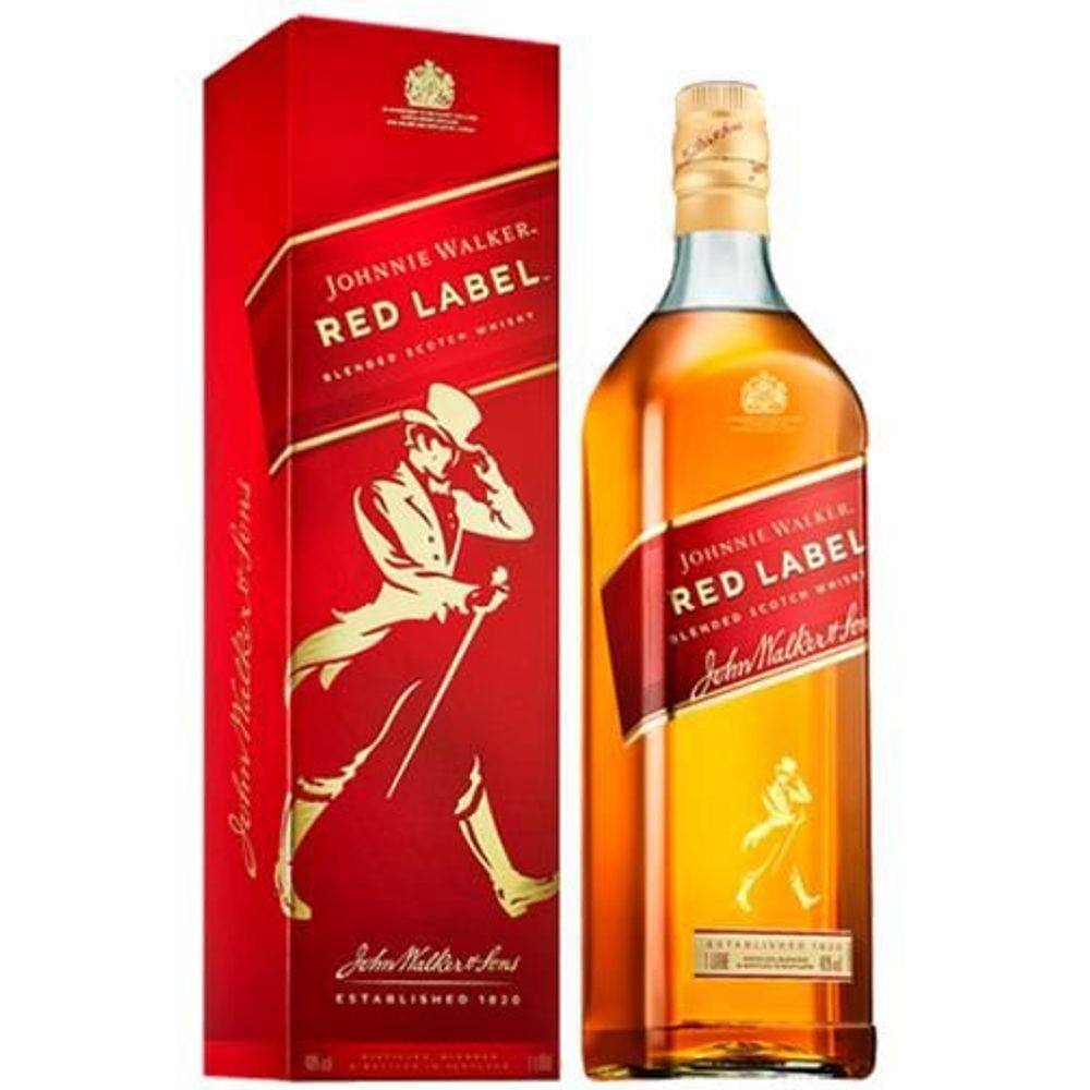Johnnie walker red label 5 litros | Casas Bahia