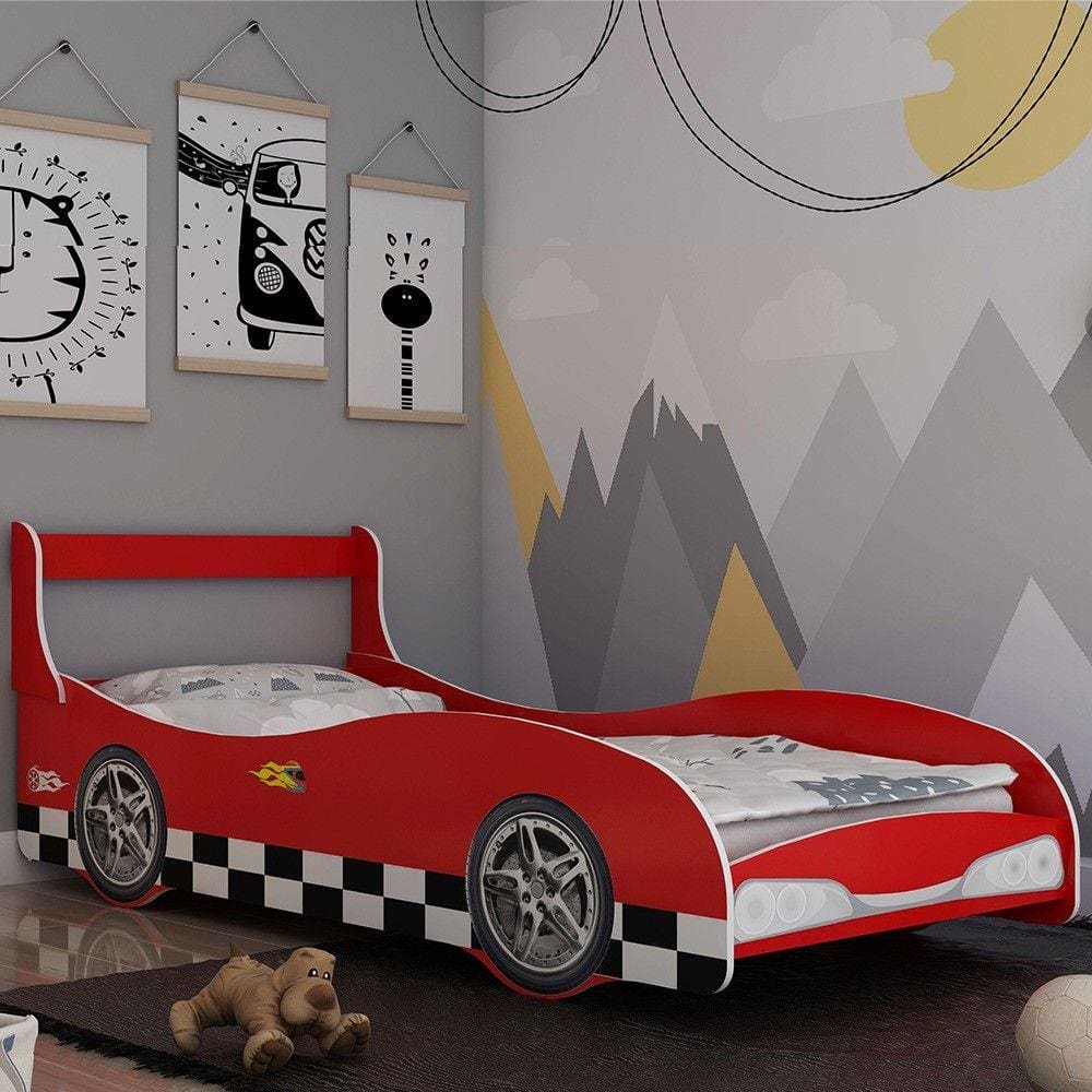 Cama rally vermelha | Casas Bahia